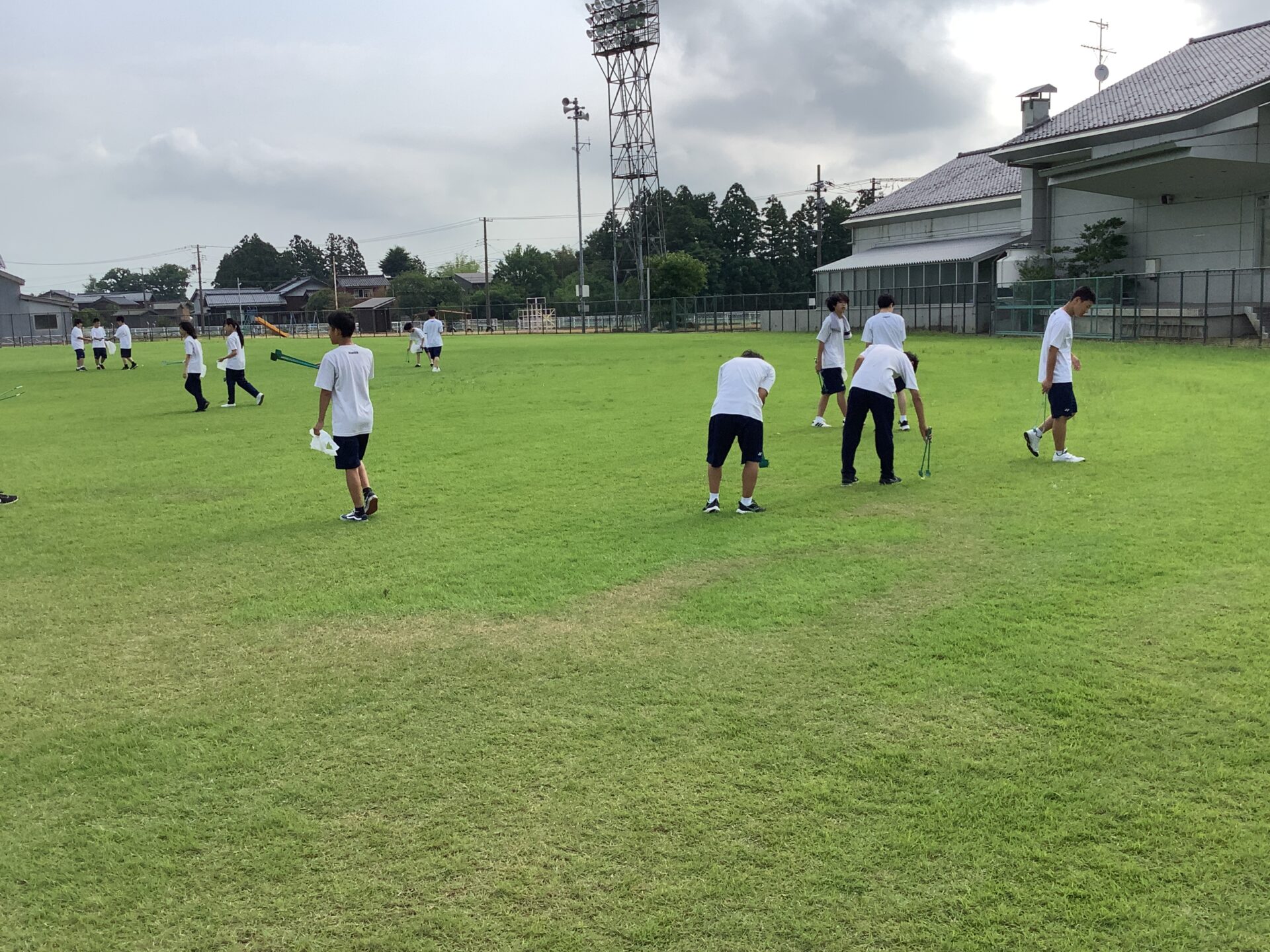 7月7日（月）まつり後の清掃ボランティア活動 | 中之口中学校ブログ